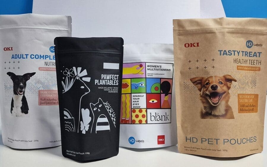Print Your Own Pouches on the OKI Pro 9542 - HD Labels